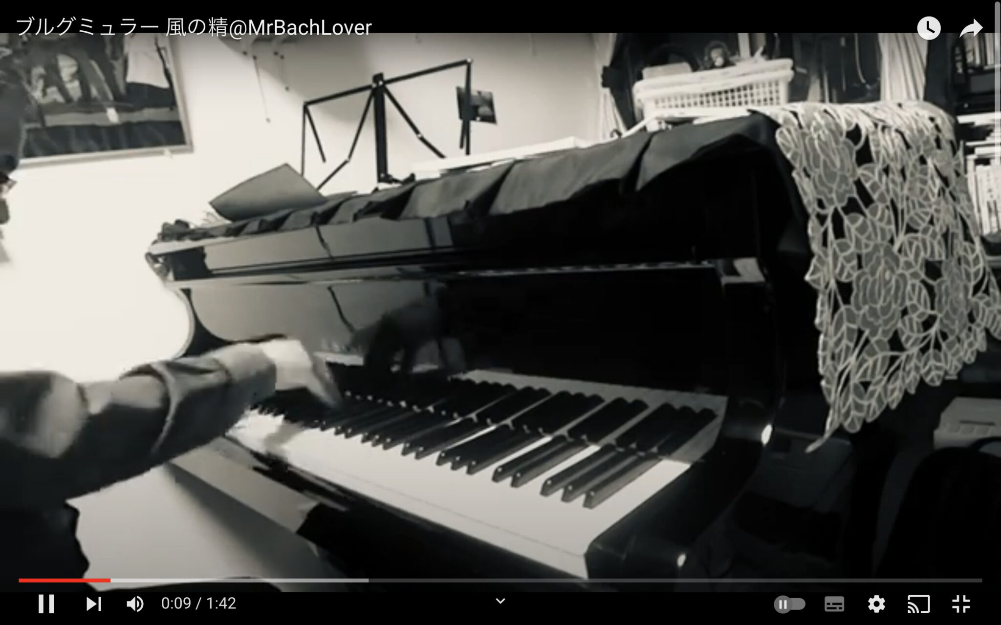 ブルコン東京12月ファイナル1週間前。『風の精』を自撮りしてみた。 | BachLoverのブログ